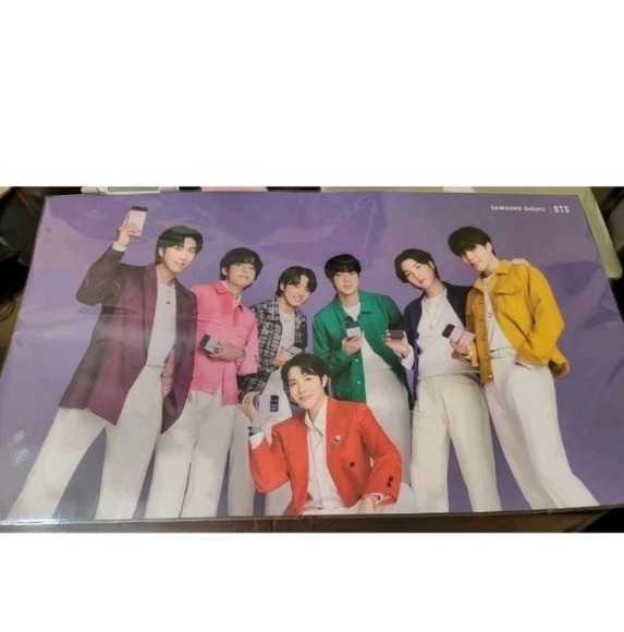 Samsung | Wall Decor | Official Bts Bangtan Ot7 Samsung Unpacked Poster ...